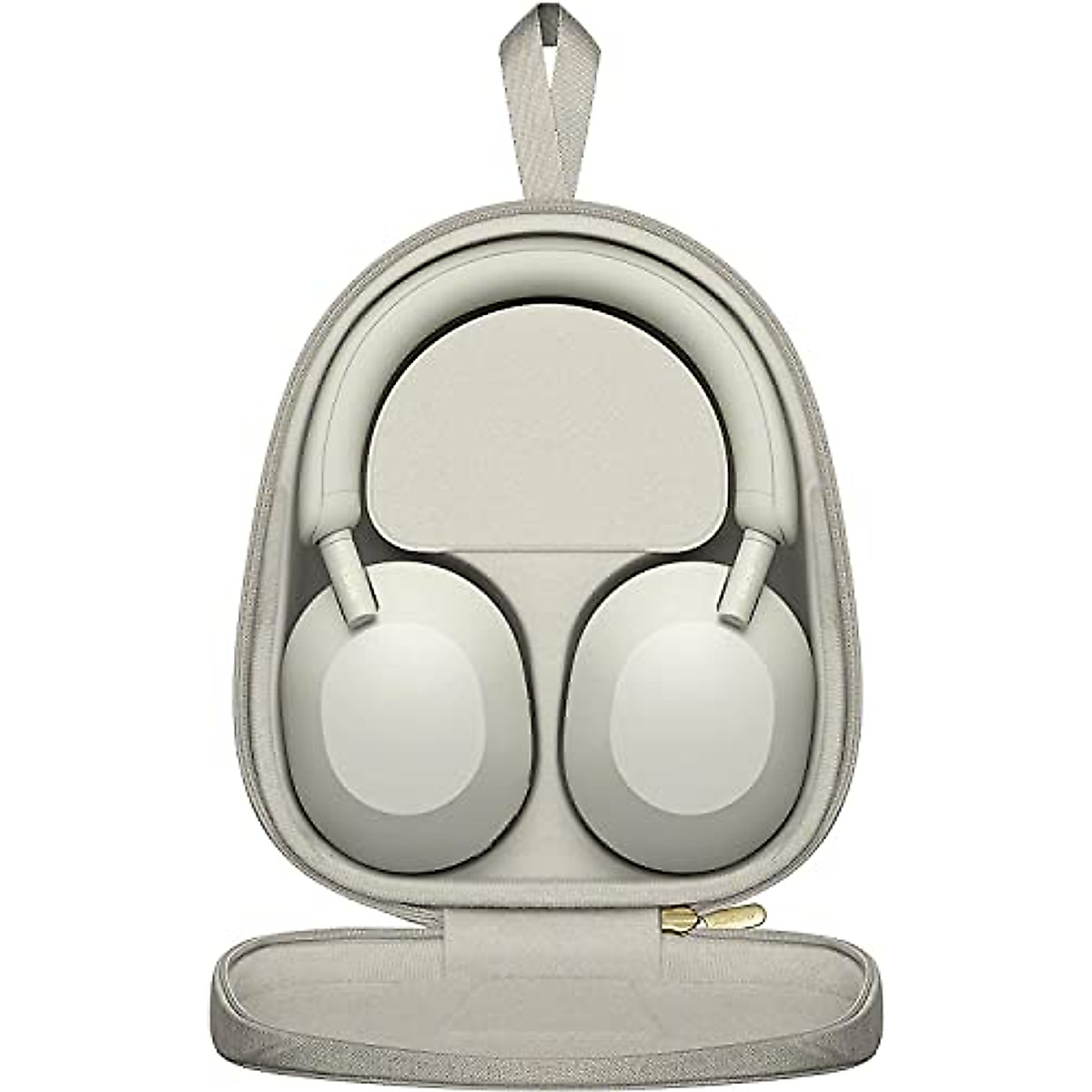 Sony WH-1000XM5 Wireless Industry Leading Noise Canceling Headphones with Auto Noise Canceling Optimizer, Crystal Clear Hands-Free Calling, and Alexa Voice Control, Silver (Renewed)