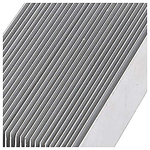Aluminum Heat Radiator Heatsink Cooling Fin 150x69x37mm Silver Tone liuqiangmeiguo (Color : 1)