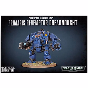 Games Workshop 99120101191" S/M Primaris Redemptor Dreadnought Plastic Kit, 2 players