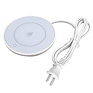 Coffee Cup Warmer, Electric Coffee Warmer Plate for Office Home Desk Use, Tea Mug Warmer for Coffee Milk Tea Water Cocoa, Auto Power Off(US)