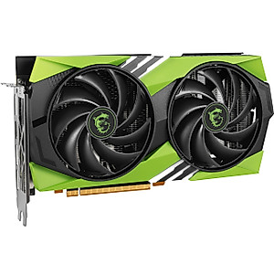 MSI Gaming GeForce RTX 4060 8GB GDRR6 Extreme Clock: 2610 MHz 128-Bit HDMI/DP Nvlink TORX Fan 5.0 Ada Lovelace Architecture Graphics Card (RTX 4060 Gaming X NV Edition 8G)