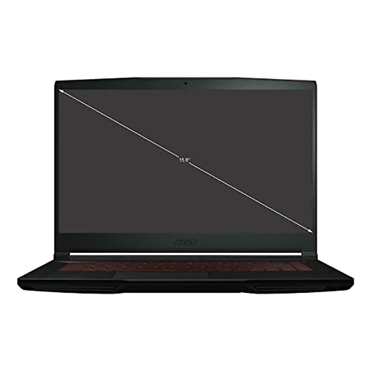 MSI 15.6" FHD 144Hz Gaming Laptop, Intel Core i5-11400H Processor, NVIDIA GeForce RTX 3050, 16GB DDR4 RAM, 256GB PCIe SSD, WiFi, Webcam, Backlit Keyboard, Windows 11 Home, Black