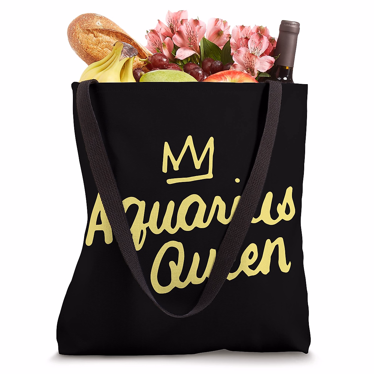 Aquarius Queen Born In January February Birthday Gift Tote Bag