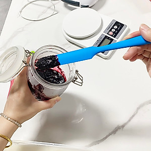 zYoung 4 Pcs Silicone Spatula Set Heat Resistant Cake Cream Butter Spatulas Mixing Batter Scraper Non-Stick Flexible Baking Cooking Tool