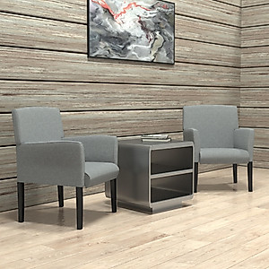 Boss Office Products Contemporary Guest Chair in Grey