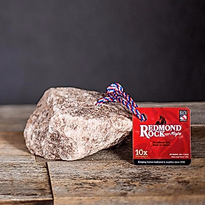 REDMOND - Rock on a Rope Unrefined Salt Rock for Horses 3 to 5 lbs (3 Pack)