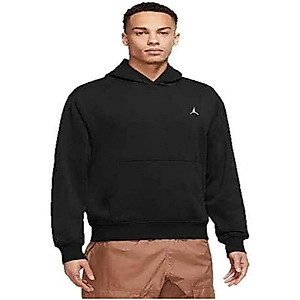 Jordan Men's Black Essential Fleece Pullover Hoodie (DQ7466 010) - L
