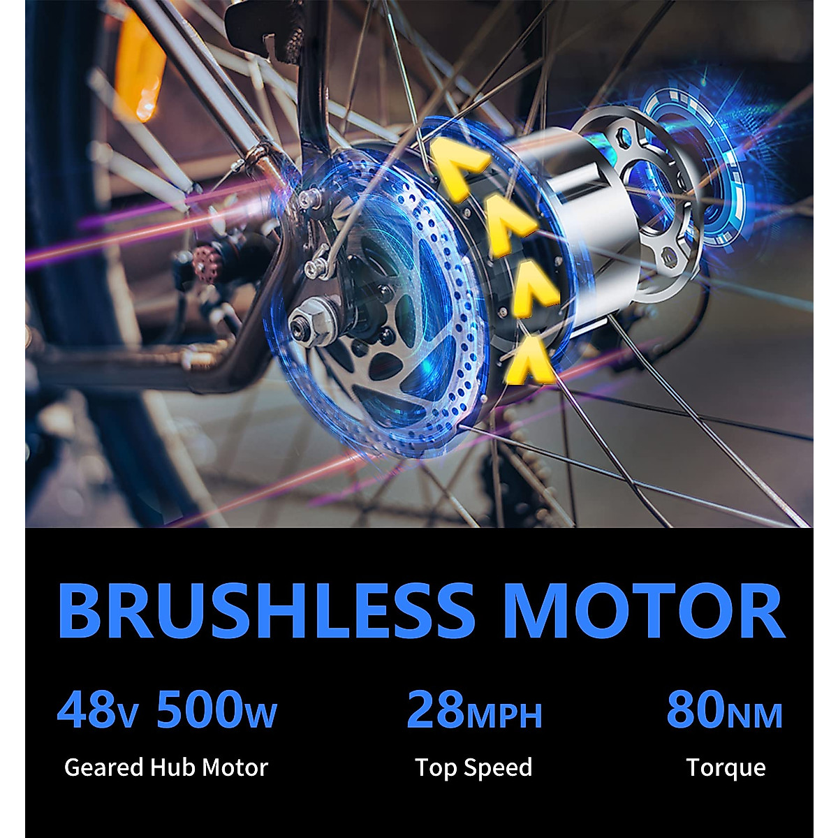 Adults 28" Electric Bike 500W Motor City Urban Cruiser Ebike 28MPH 50+Miles Removable LG Cells Battery Commuter Electric Bicycles E Bike Throttle Pedal Assist UL