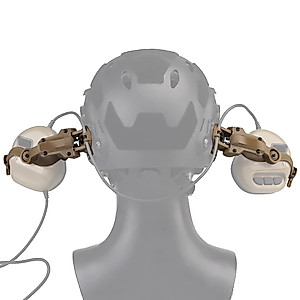 Multi-Angle Rotation Helmet Rail Adapter for Tactical Headset Fit OPS Core ARC and Team Wendy M-LOK Rail