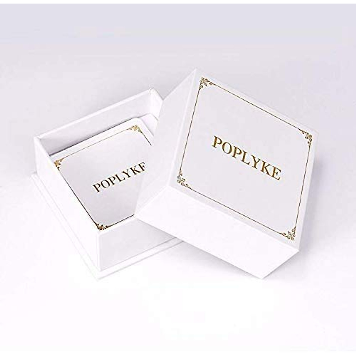 POPLYKE Daisy Earrings for Women Sterling Silver Daisy Pierced Dangle Earrings Jewelry