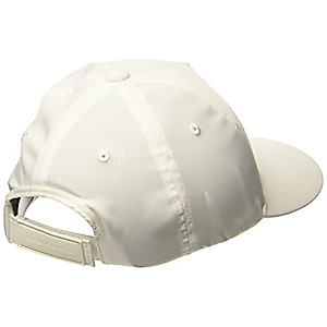 A|X ARMANI EXCHANGE mens Rubber Logo Hat Baseball Cap, White, One Size US
