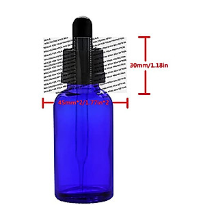 SZCJMYKJ 500Pcs 45 x 30 mm Printed Clear Perforated Shrink Bands for Cap Diameter 3/4 to 1 Inch, Easy Use, Make Products Professional (45X30mm)