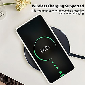 Newseego for Samsung Galaxy S21 Ultra Case Girls Women, Cute Love Heart Pattern Phone Case Flexible Liquid Silicone Shockproof Protective Bumper Cover for Samsung Galaxy S21 Ultra-White