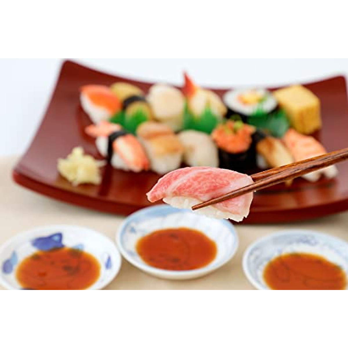 HAKONE YOSEGI Japanese Small Plate Set Ceramic Cute Cats Design Appetizer Dessert Sushi Sauce 3.94 x 0.8 Inches Set of 4