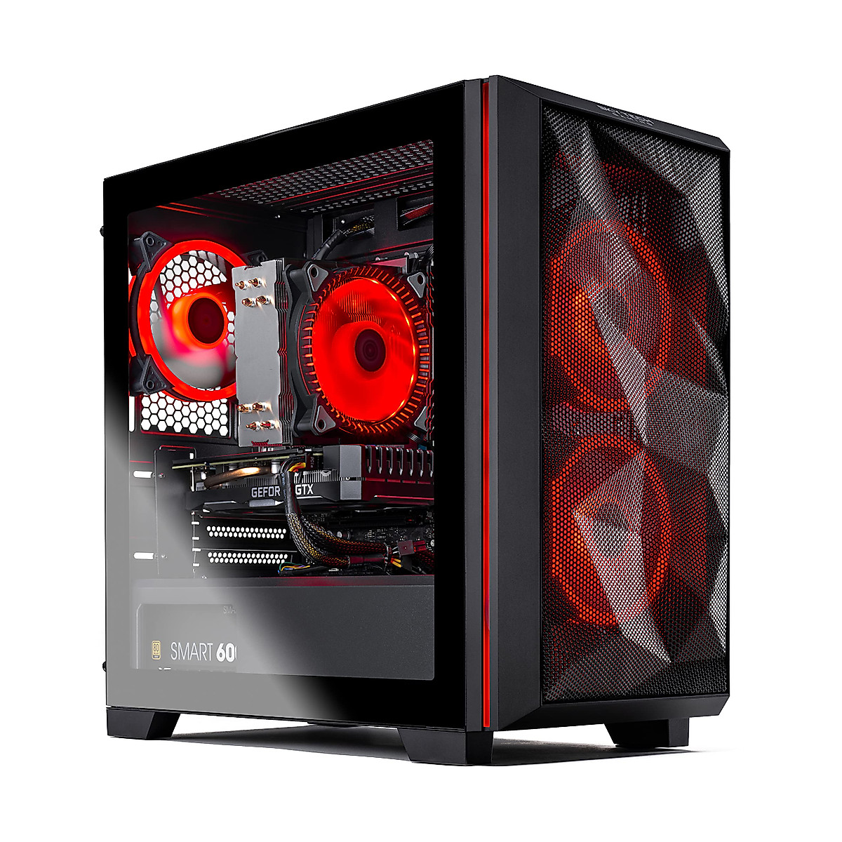 Skytech Gaming Chronos Mini Gaming PC Desktop – Intel Core i3 10100F 3.6 GHz, GTX 1650, 500GB SSD, 16G DDR4 3200, 600W Gold PSU, AC Wi-Fi, Windows 10 Home 64-bit,Black