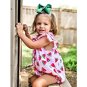 30PCS Big 6 Inch Hair Bows for Girls Grosgrain Ribbon Toddler Hair Accessories with Alligator Clips for Toddlers Baby Girls Kids Teens