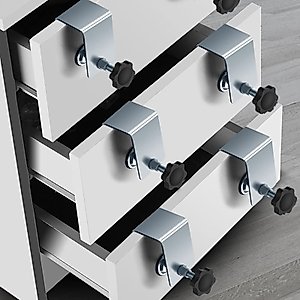 2 Pcs Drawer Front Installation Clamps,Drawer Fixing Clips,Adjustable Stable Furniture Woodworking Jig cabinet installation tools Front Drawer Woodworking Clamps Drawer Jig for Tables Desk Mount