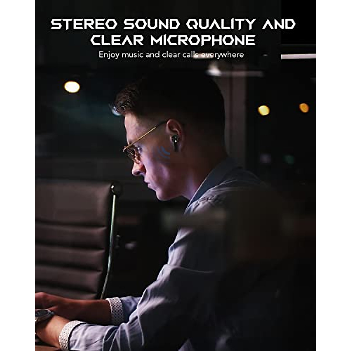 Black Shark Bluetooth Earbuds Wireless Earbuds with Emoji LED Light, Gaming Earbuds with 45ms Ultra Low Latency, Bluetooth 5.1, Music and Gaming Dual Modes, 24H Playtime, IPX5 Waterproof- Black