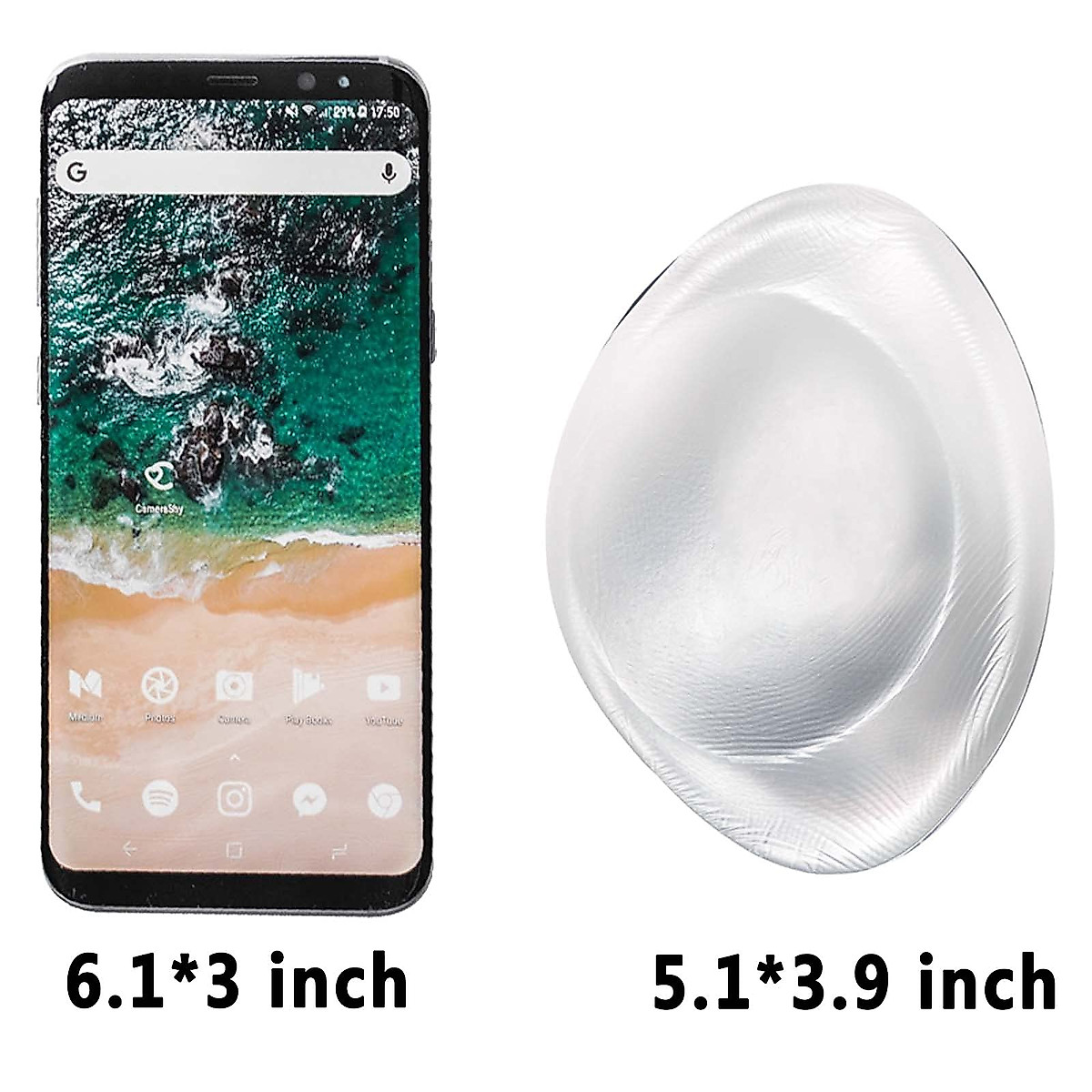 Meddom Silicone Bra Inserts, Gel Breast Pads and Enhancers to Add 2 Cup, Suitable for Dresses/Swimsuits, Fit for C-FF Cup