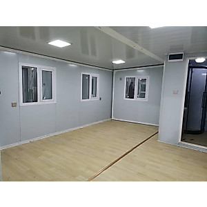 Mahar Traders Expandable Tiny Mobile House to Live in, Foldable Prefabricated Home, casas prefabricadas para Vivir, Fold up House with Restroom, 20FT Floor Plans, Red OR White