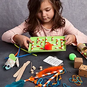 Craft-tastic – Inventor's Box – Arts and Crafts STEAM Kit Includes 7 Creative STEM Challenges, 96 months to 144 months