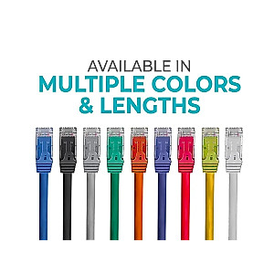 Monoprice Cat6 Ethernet Patch Cable - 1 Feet - Black (12 Pack) Snagless RJ45, 550MHz, UTP, Pure Bare Copper Wire, 24AWG - FLEXboot Series