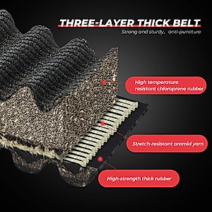 KEMIMOTO Heavy Duty Carbon Drive Belt Compatible with 2023 Polaris RZR XP 1000 and General XP 1000, UTV Drive Belt Replacement for 3211180, 27C4159