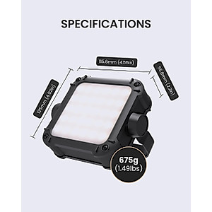 CLAYMORE Ultra2 3.0 (X-Large) - Outdoor Rechargeable LED Light for Camping, Tent, Backpacking, Emergency and Industrial Use. Waterproof, Portable Lantern with USB-C, Up to 80 Hours Battery Life.