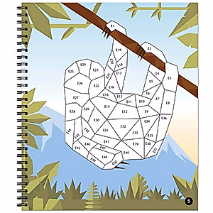 Brain Games - Sticker by Number: Amazing Animals