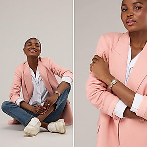 Sekonda Monica Ladies 20mm Quartz Watch in White with Analogue Display, and Two Tone Alloy Strap 40125