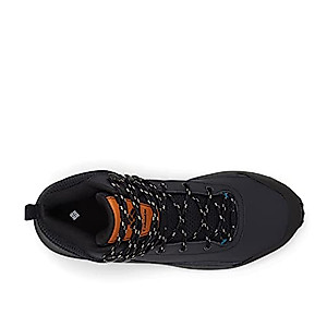 Columbia Men's Trailstorm Peak Mid Hiking Shoe, Black/Dark Grey, 10