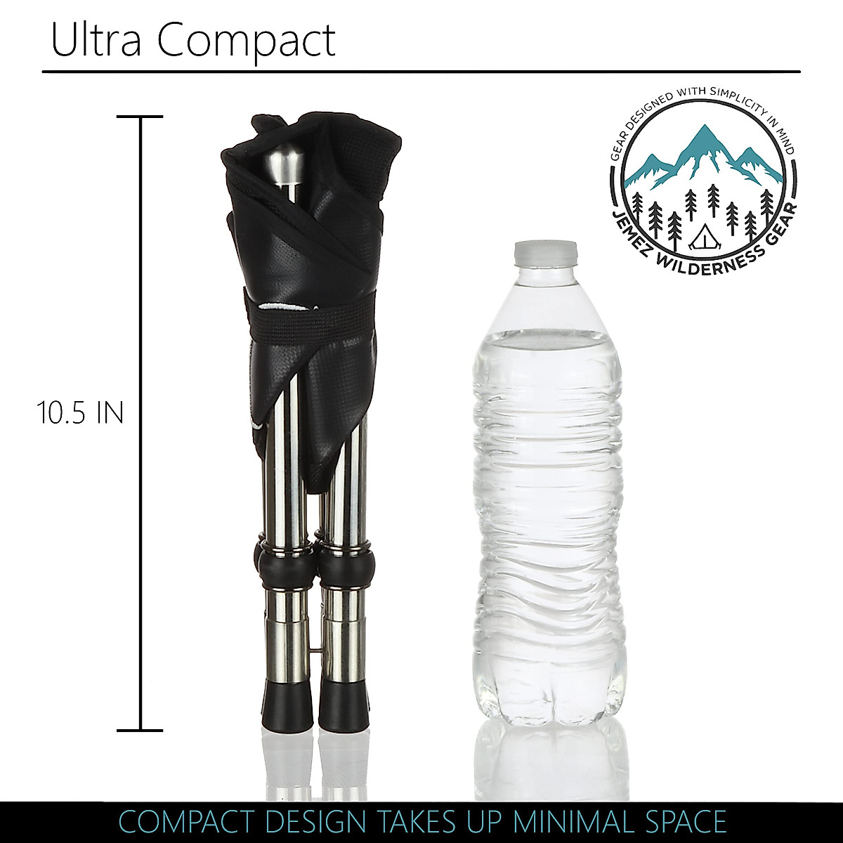 Jemez Wilderness Gear Portable Camping Stool-Compact and Lightweight Chair for The Outdoors, Sturdy and Durable