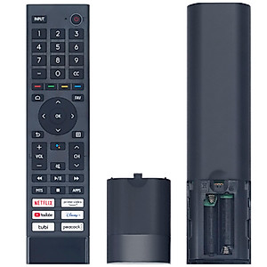ERF3J80H Voice Replacement Remote Fit for Hisense 4K UHD Android Smart TV 75A6G 70A6G 65A6G 60A6G 55A6G 50A6G 43A6G 55U68G 65U68G 55U6G 50U6G 65U6G 75U6G 50U68G 75U68G A6G U6G U8G Series
