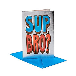 American Greetings Funny Birthday Card for Brother (Sup Bro)