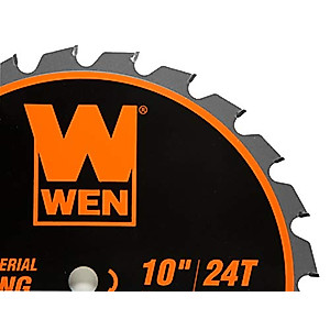 WEN BL1024 10-Inch 24-Tooth Carbide-Tipped Professional Multi-Material Framing Saw Blade
