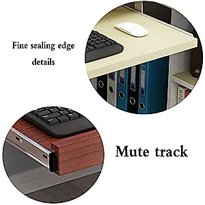 Sliding Under Table Desk Mount Drawer Keyboard Tray Under Desk Mouse Tray Underdesk Shelf Improve Comfort While Increasing Usable Desk Space