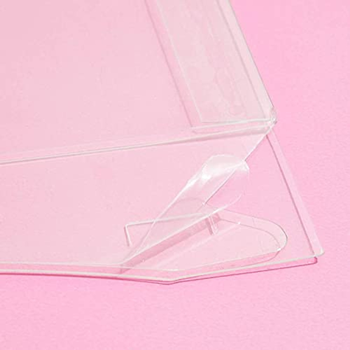 Juvale Clear Plastic Cake Box Carrier Packing with Lids for 6 Inch Cakes (6 Pack)