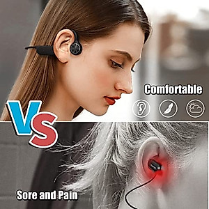 Arlide Bone Conduction Headphones, Open-Ear Wireless Bluetooth Headphones Earphones for Sport