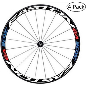 HMANE 4Pcs Bike Stickers Bicycle Wheel Rims Light Safety Reflective Stickers Decal