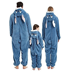 III HHONS Onesies Animal Adult Costume Pajamas Cosplay Halloween Onesie for Men Women