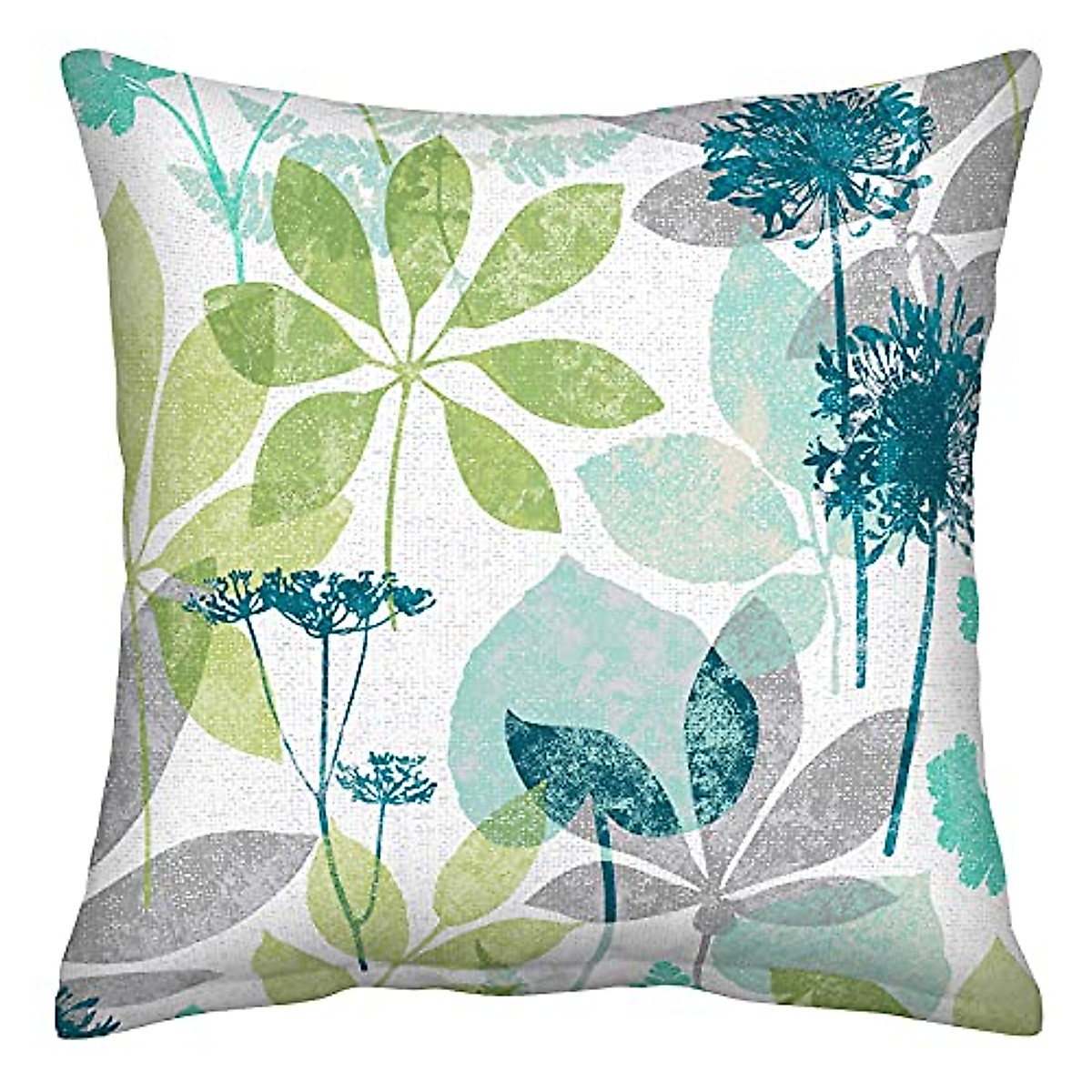 Honeycomb Indoor/Outdoor Mia Breeze Square Toss Pillow: Recycled Fiberfill, Weather Resistant, Reversible, Comfortable and Stylish Pack of 2, 17" Pillows for Patio Furniture