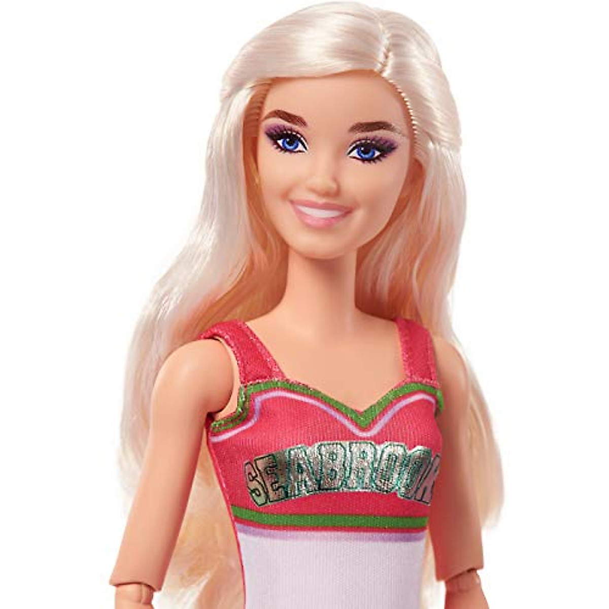 Disney’s Zombies 2, Addison Wells Doll (11.5-inch) wearing Cheerleader Outfit and Accessories, 11 Bendable “Joints,” Great Gift for ages 5+ [Amazon Exclusive]