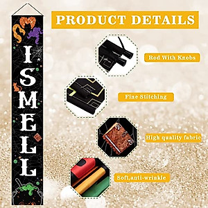 I Smell Children Banner, 71" X 12" I Smell Children Signs Hocus Pocus Banner Hocus Pocus Halloween Decorations for Hanging Signs Front Door Hocus Pocus Outdoor Decorations