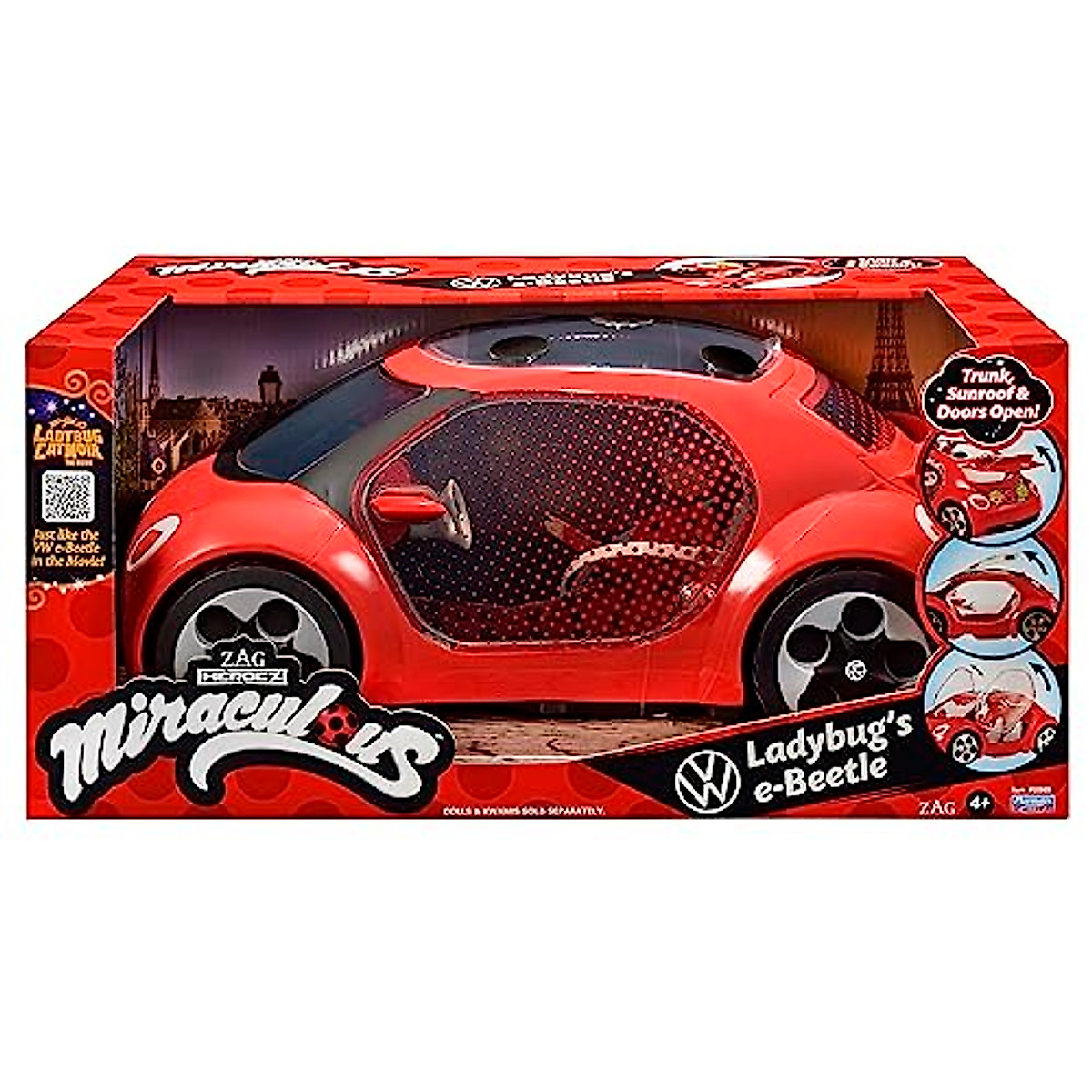 Miraculous Volkswagen e-Beetle Vehicle by Playmates Toys