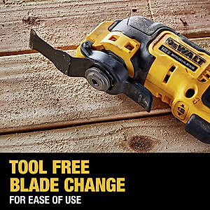 DEWALT XTREME 12V MAX Brushless Cordless Oscillating Tool Kit (DCS353G1) , Yellow