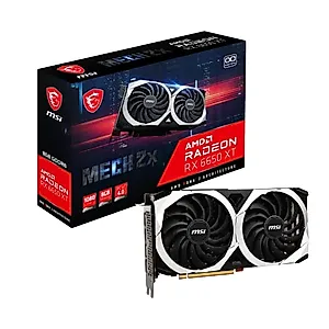 MSI Gaming Radeon RX 6650 XT 128-bit 8GB GDDR6 DP/HDMI Dual Torx 3.0 Fans FreeSync DirectX 12 VR Ready OC Graphics Card (RX 6650 XT MECH 2X 8G OC)