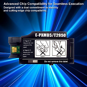 Remanufactured T2950 Ink Maintenance Box for Workforce WF-100 WF-110 Inkjet Printer 2 Pack