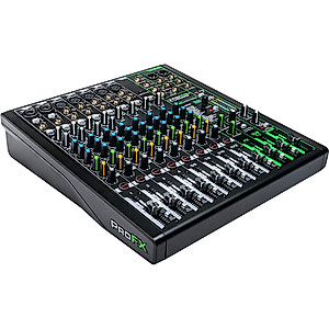 Mackie ProFX12v3 12 Channel Professional Effects Mixer with USB Bundle with Audio-Technica ATH-M20X Professional Monitor Headphones, Deco Gear Microfiber Cleaning Cloth and 1 Year Extended Warranty