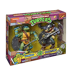 Teenage Mutant Ninja Turtles Leo vs. Rocksteady 2 Pack