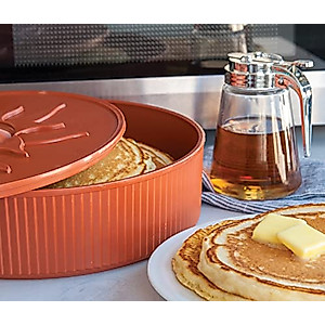 Nordic Ware Microwave Tortilla and Pancake Warmer, 10-Inch,Orange